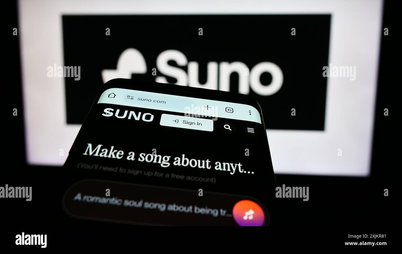 Suno logo hi-res stock photography and images - Alamy