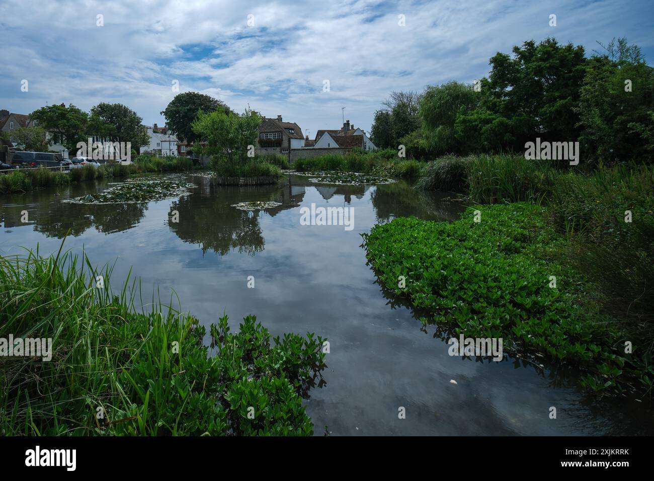 The village green and pond in Rottingdean photographed on Thursday 18 ...