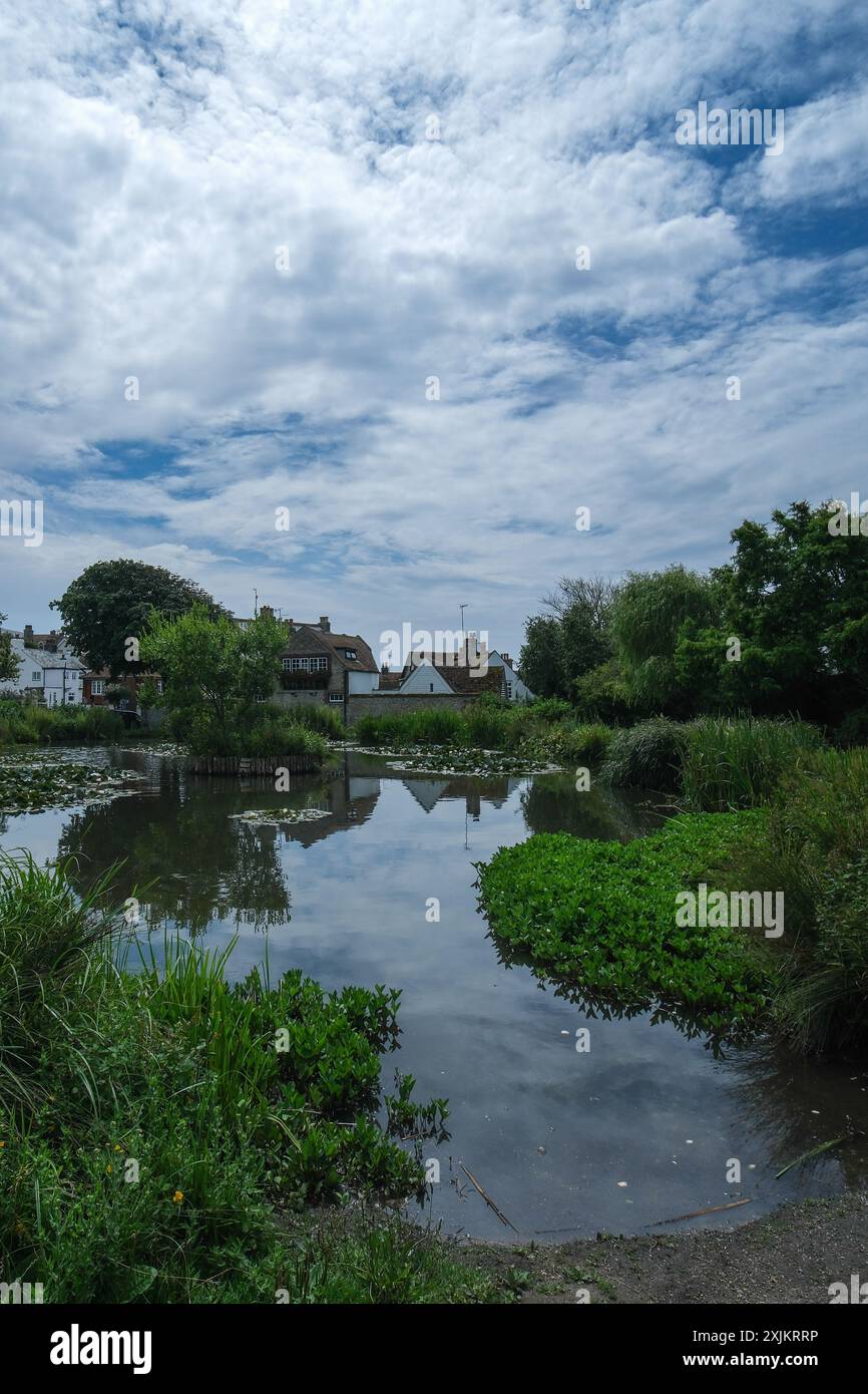 The village green and pond in Rottingdean photographed on Thursday 18 ...
