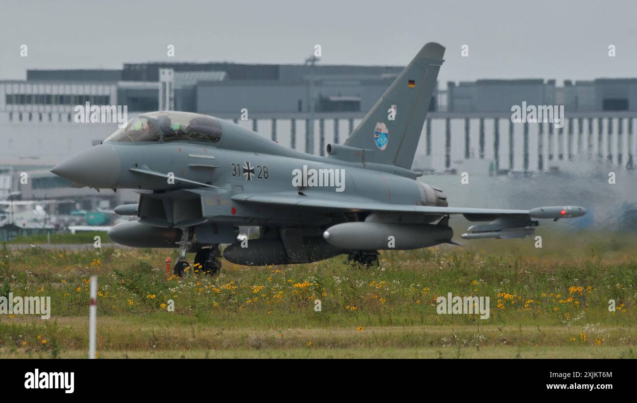 Chitose, Japan. 19th July, 2024. German Air Force Eurofighter Typhoon ...