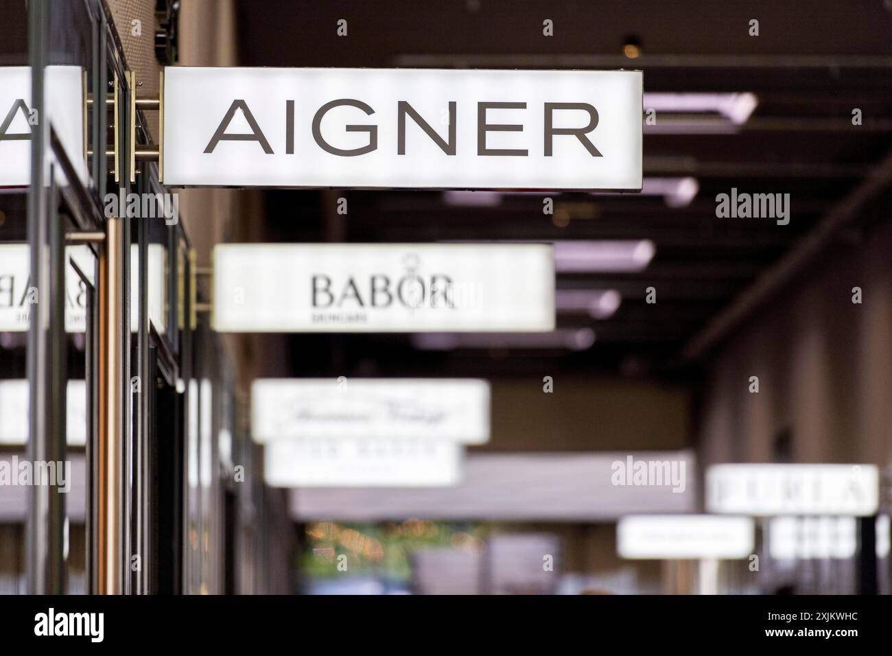 Aigner logo hi-res stock photography and images - Alamy