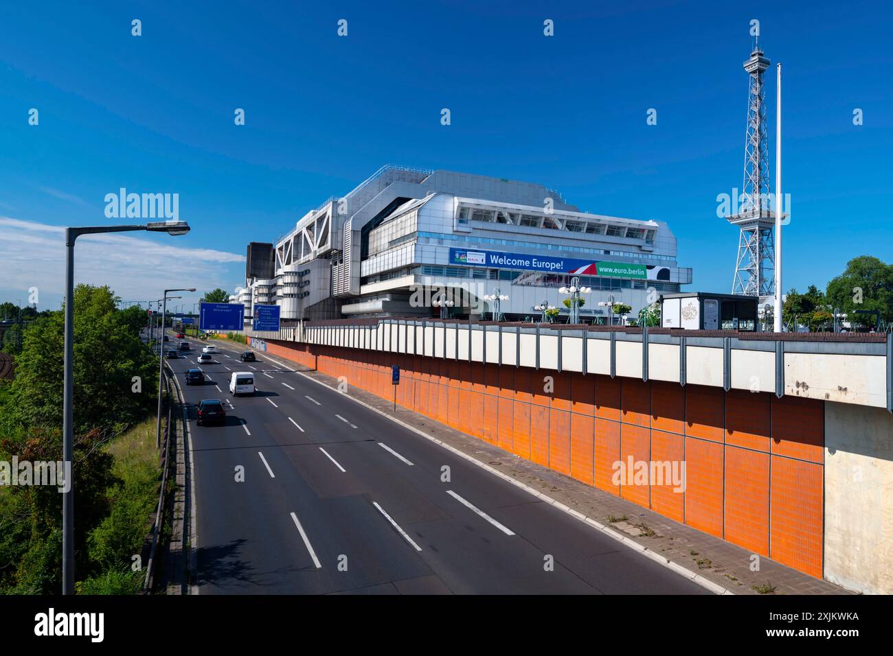 ICC, International Congress Centre, Radio Tower and A100 city motorway ...