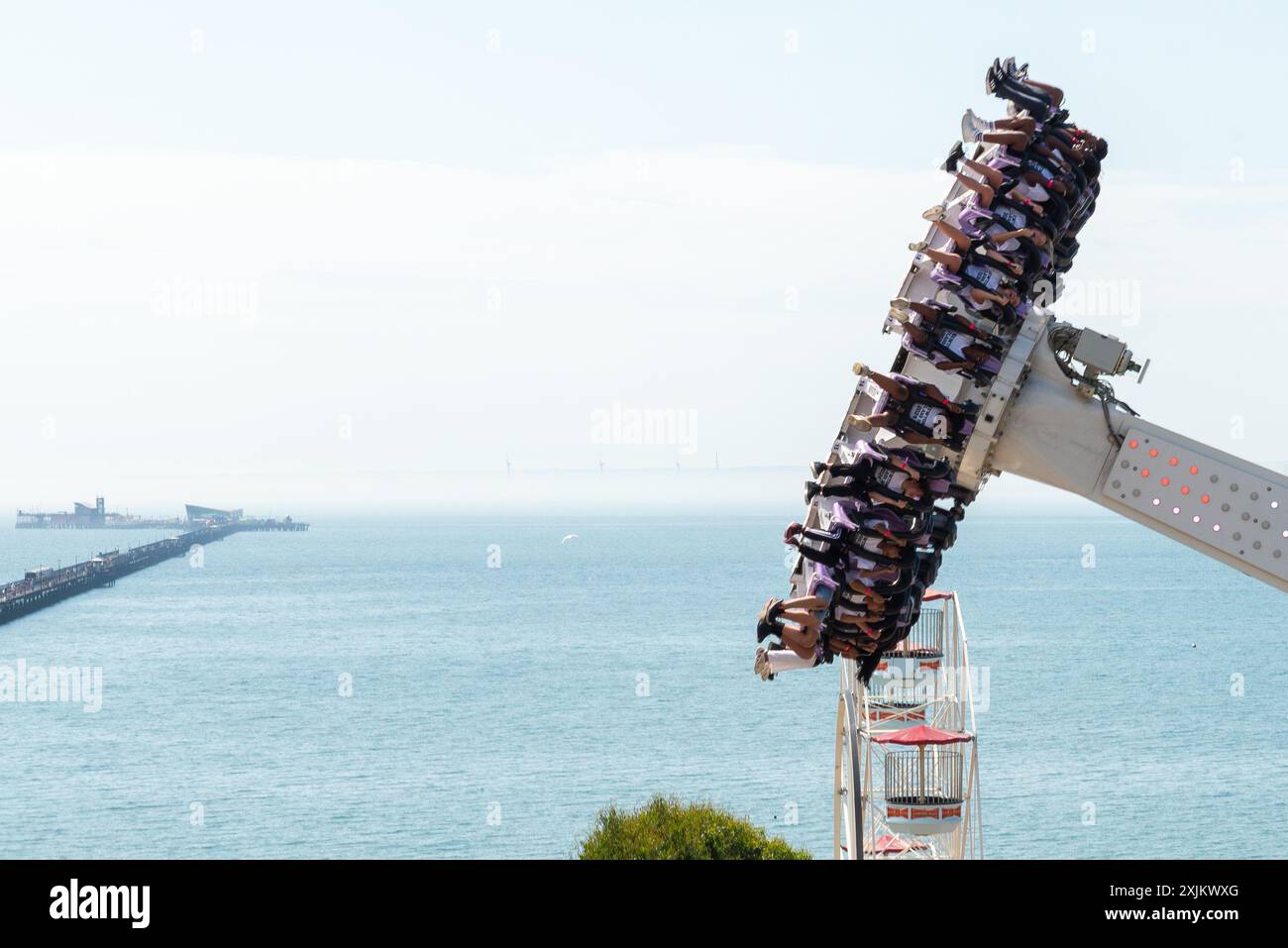Southend on Sea, Essex, UK. 19th Jul, 2024. The morning is warm and ...