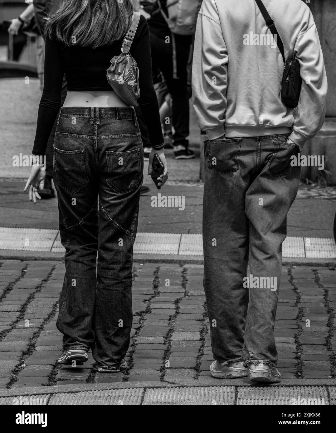 Berlin fashionable Black and White Stock Photos & Images - Alamy