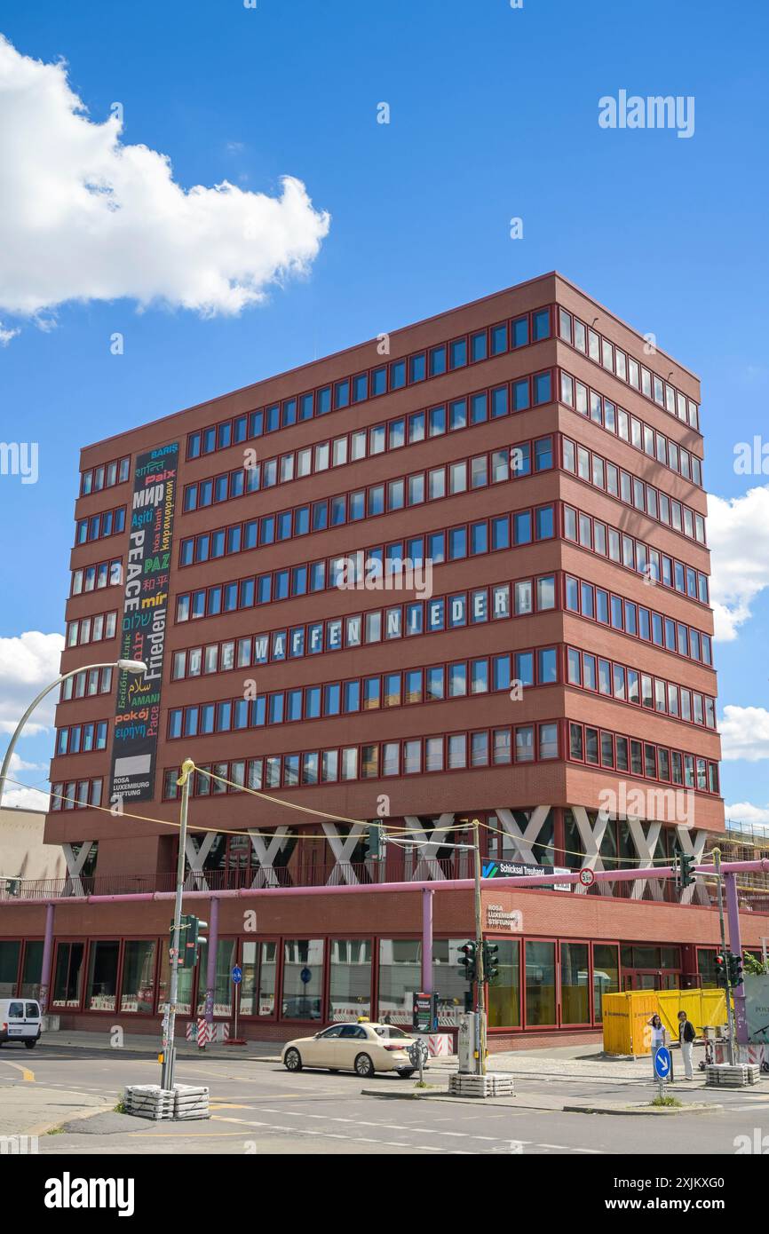 New building, Headquarters, Rosa Luxemburg Foundation, Strasse der ...
