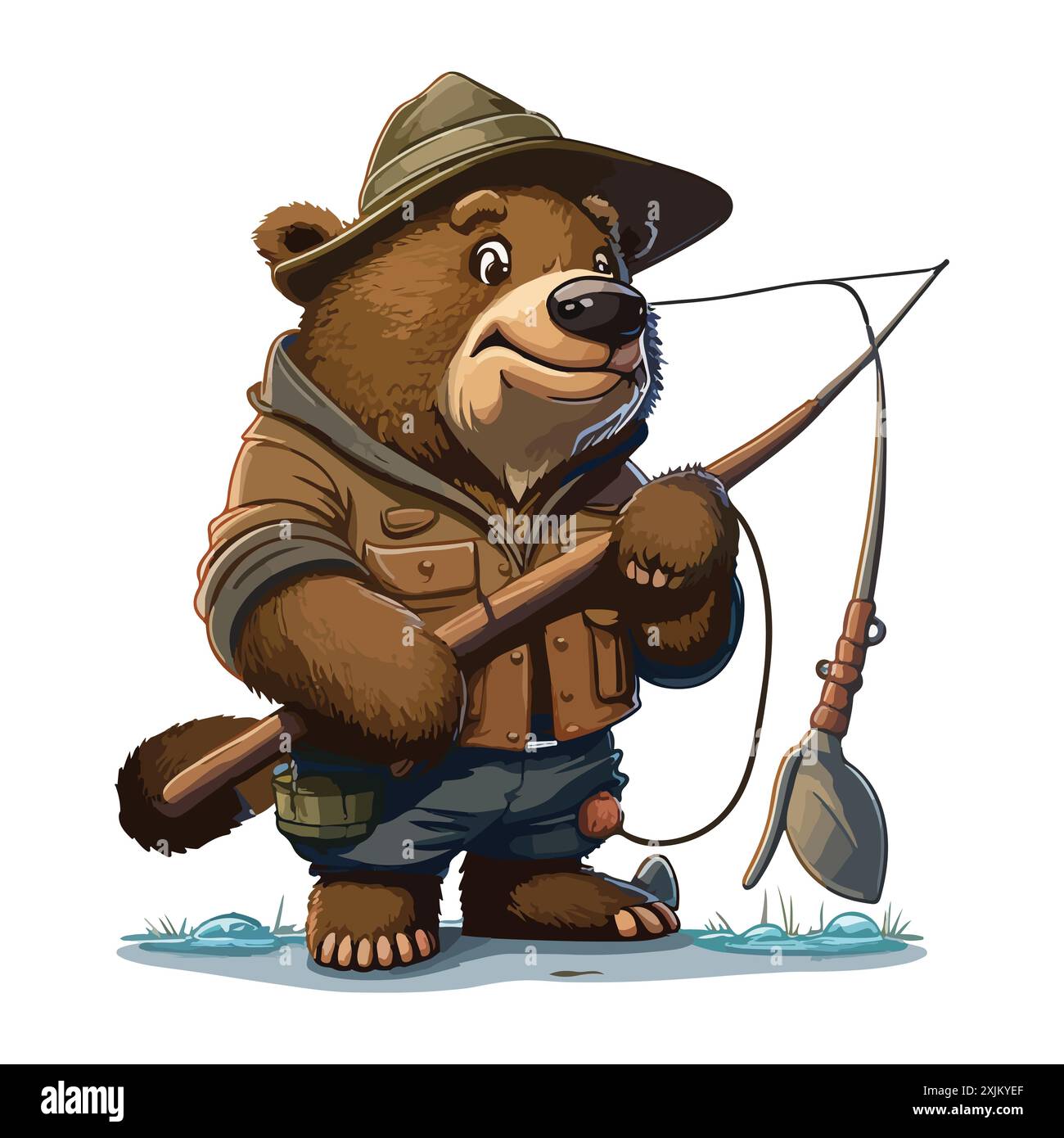 Fisherman forest Cut Out Stock Images & Pictures - Alamy