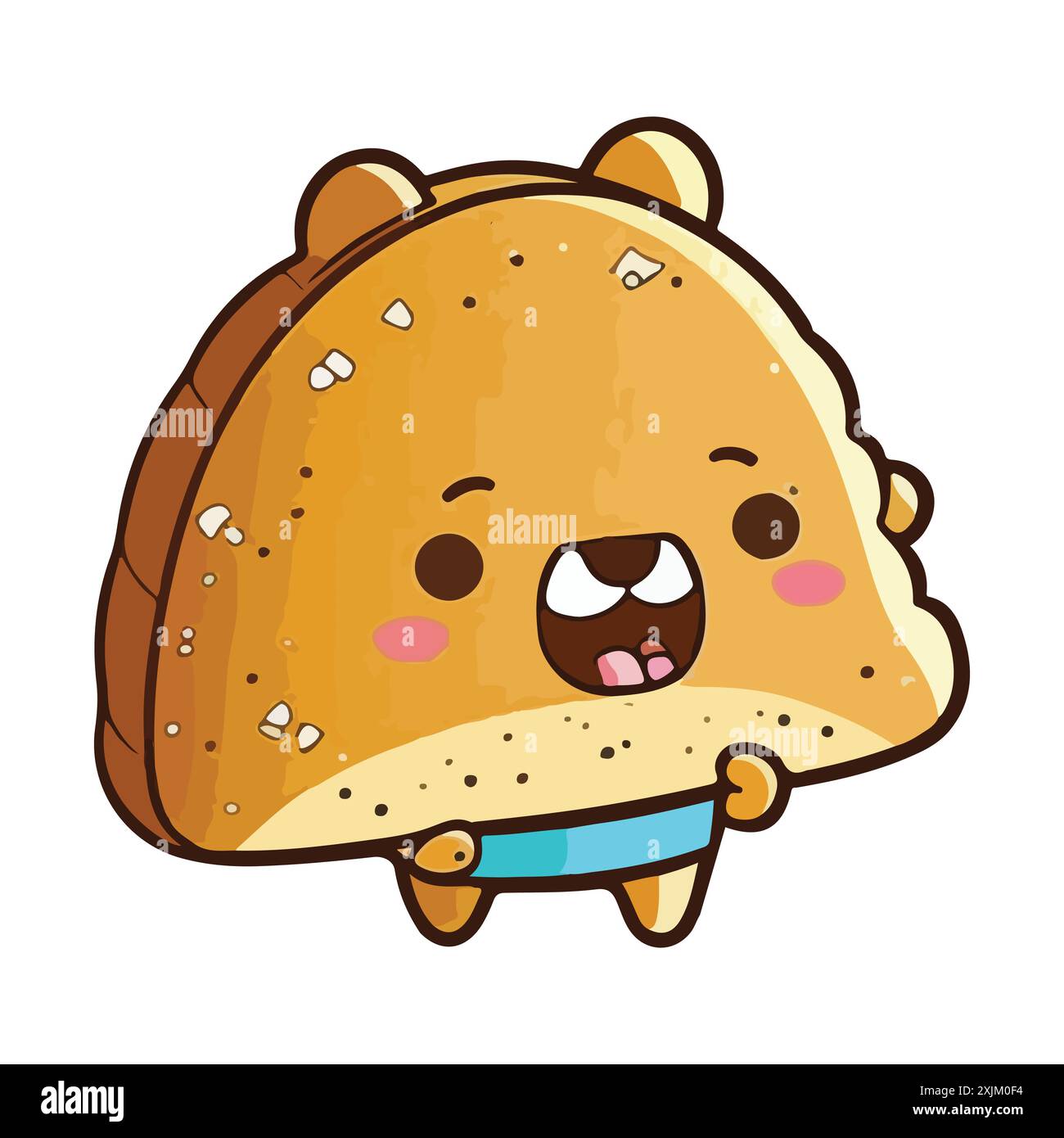 Bear Taco Vector Illustration Stock Vector Image & Art - Alamy