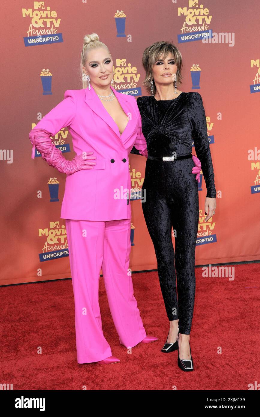 Erika Jayne and Lisa Rinna Stock Photo - Alamy