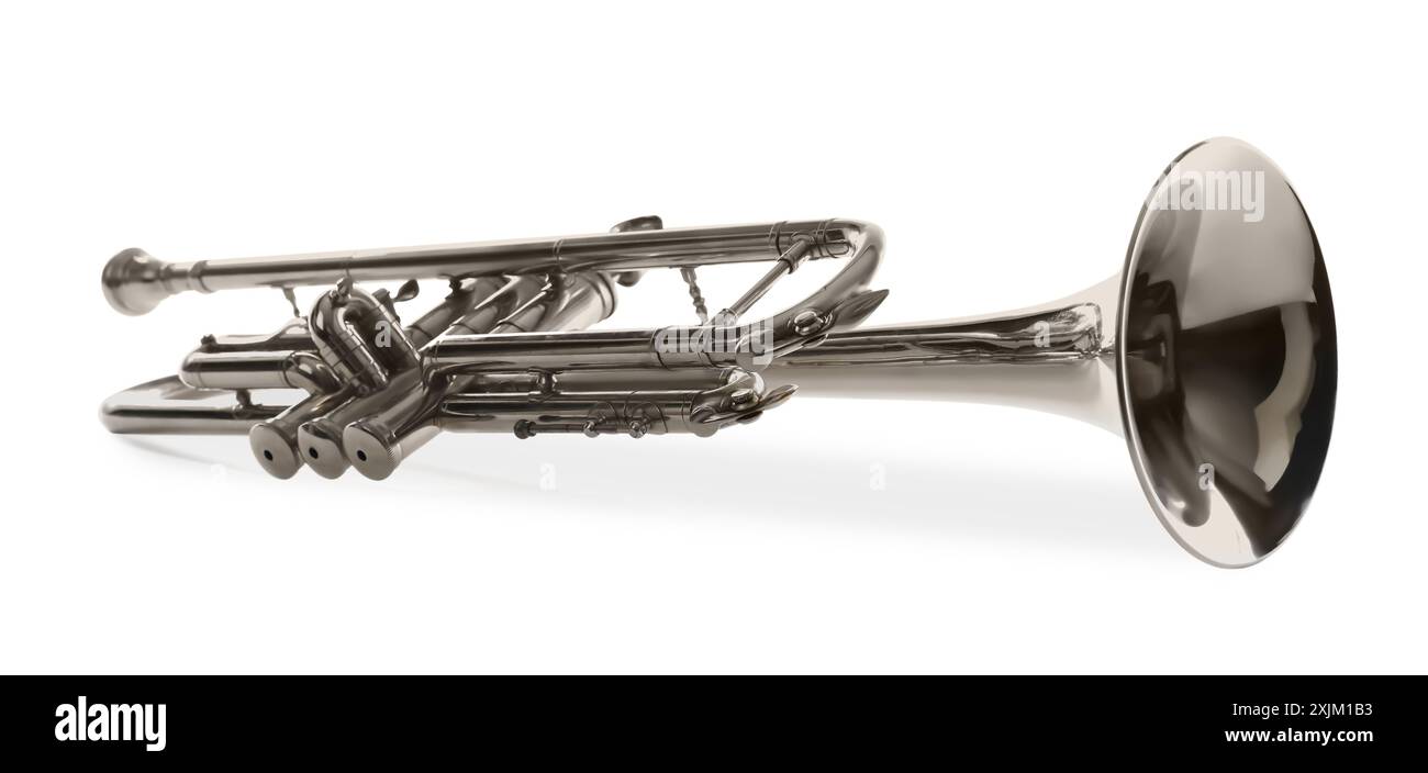 Silver music musical instrument play Cut Out Stock Images & Pictures ...