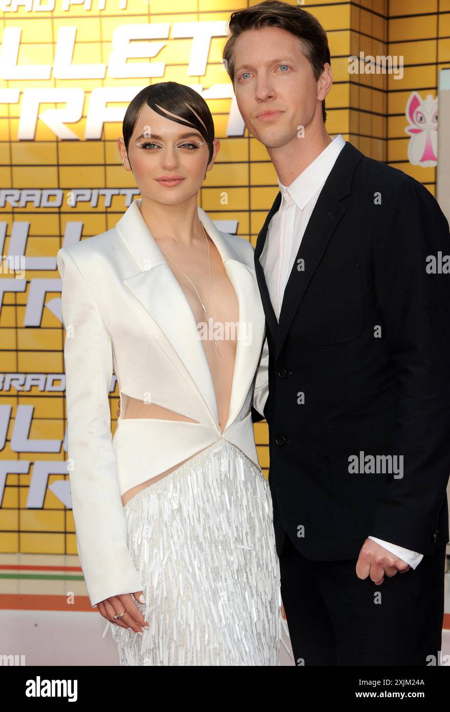 Joey King and Steven Piet at the Los Angeles premiere of 'Bullet Train ...
