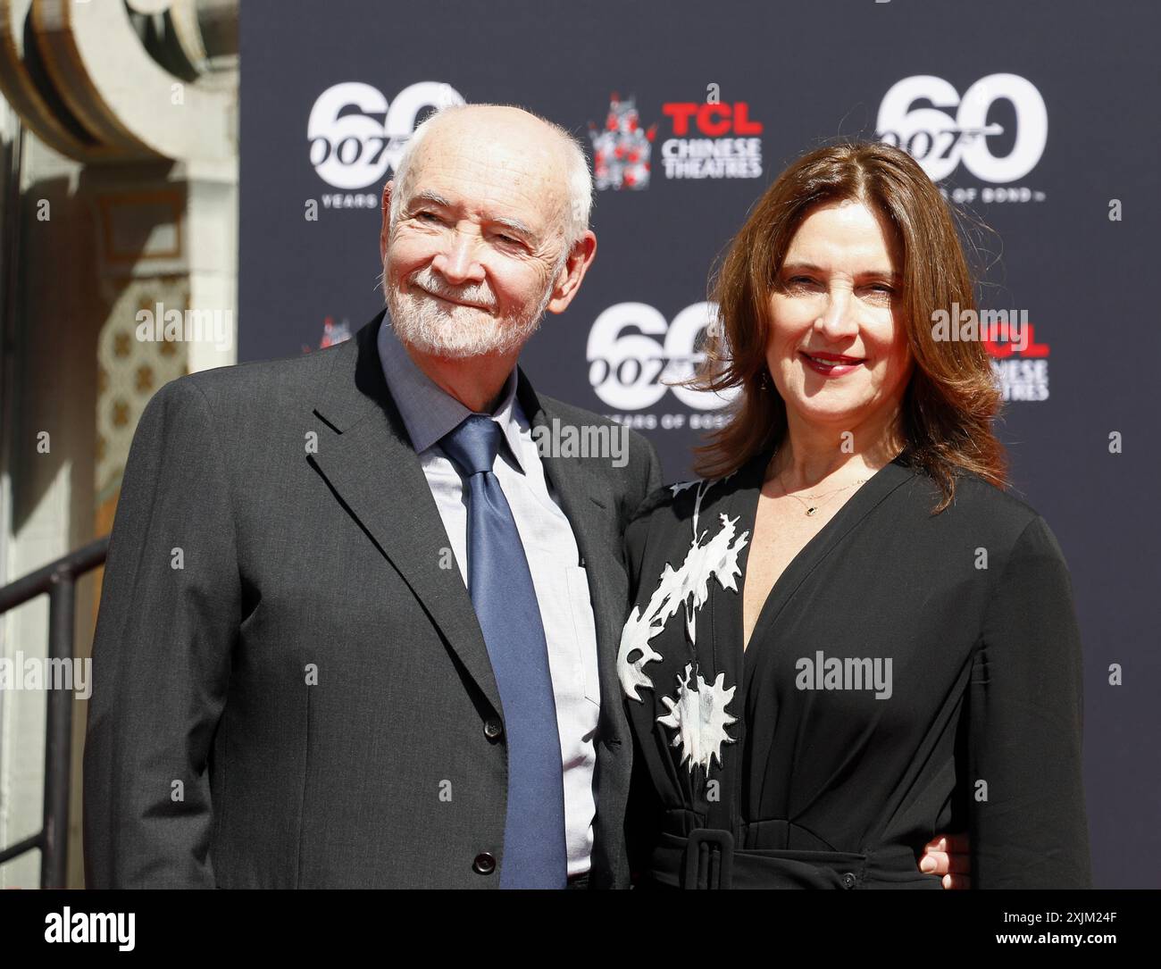 James Bond 60th anniversary celebration. Producers Michael G. Wilson ...