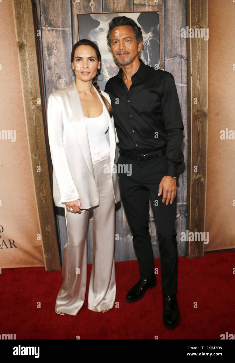 Benjamin Bratt and Talisa Soto at the Los Angeles premiere of 'Dead For ...