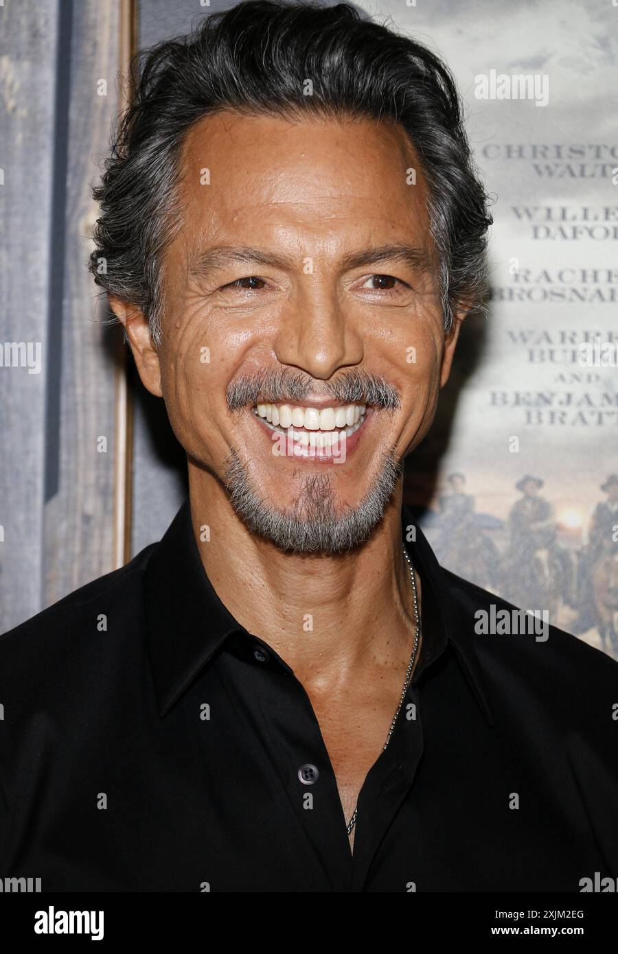 Benjamin Bratt at the Los Angeles premiere of 'Dead For A Dollar' held ...