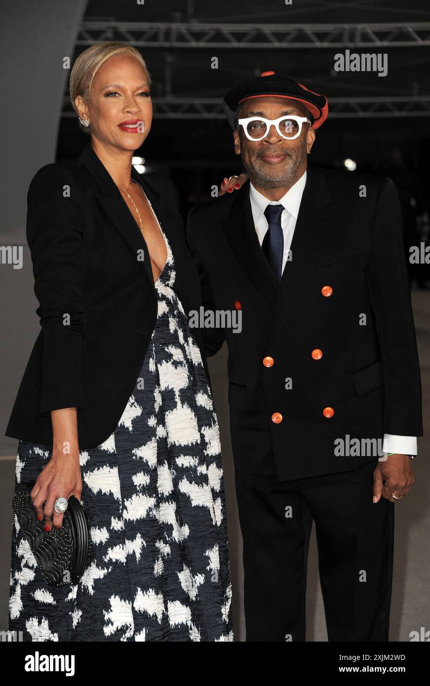 Tonya Lewis Lee and Spike Lee at the 2nd Annual Academy Museum Gala ...
