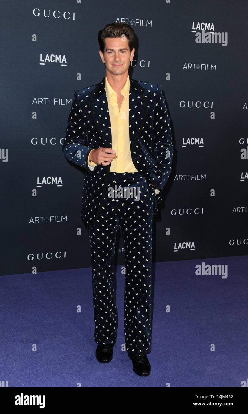 Andrew Garfield at the LACMA Art+Film Gala Presented By Gucci held at ...