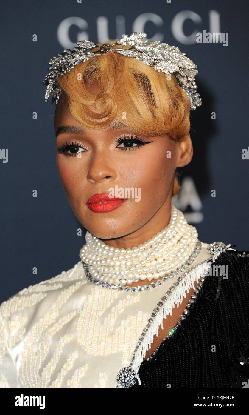 Janelle Monae at the LACMA Art+Film Gala Presented By Gucci held at the ...