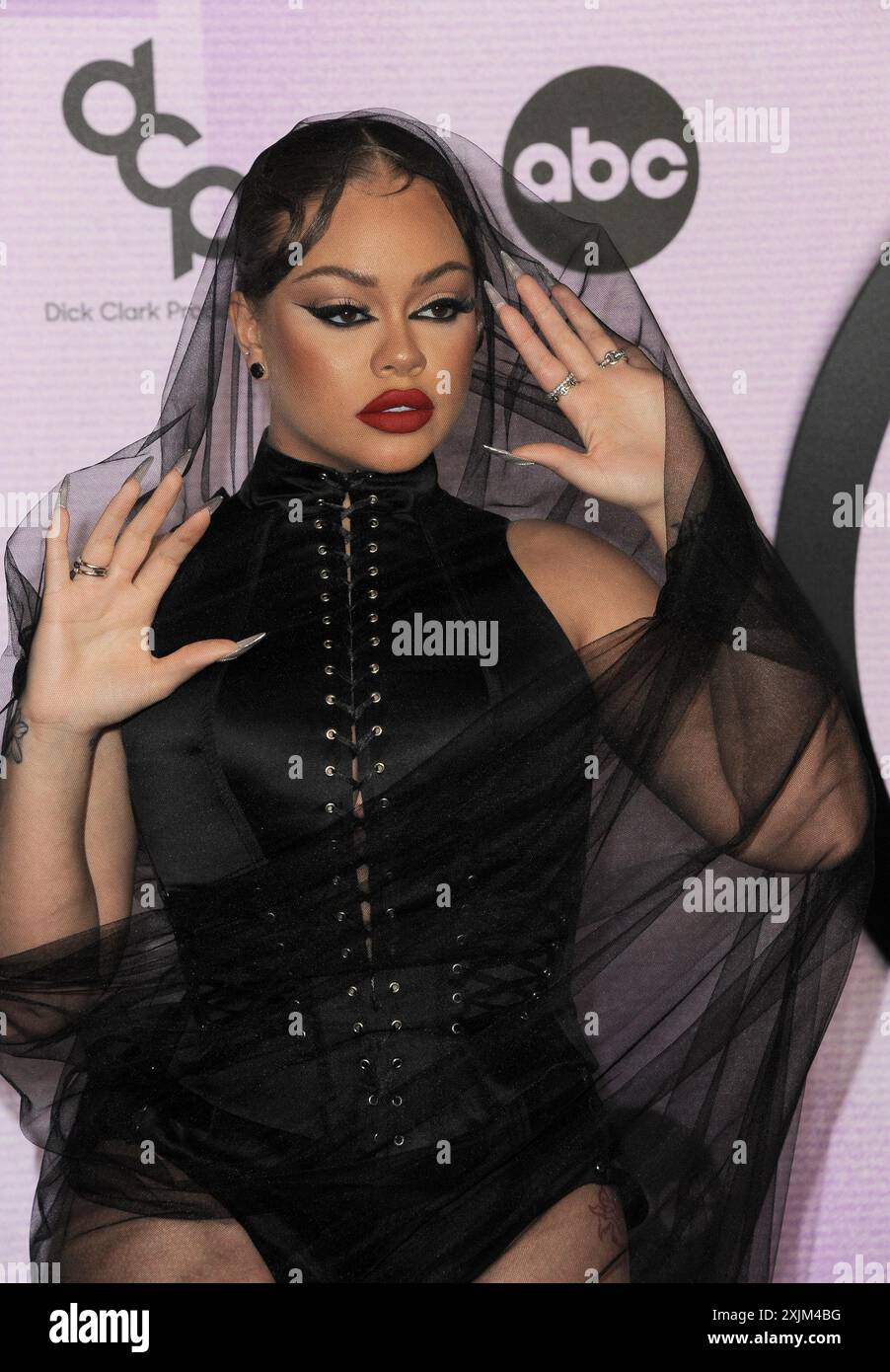 Latto at the 2022 American Music Awards held at the Microsoft Theater ...