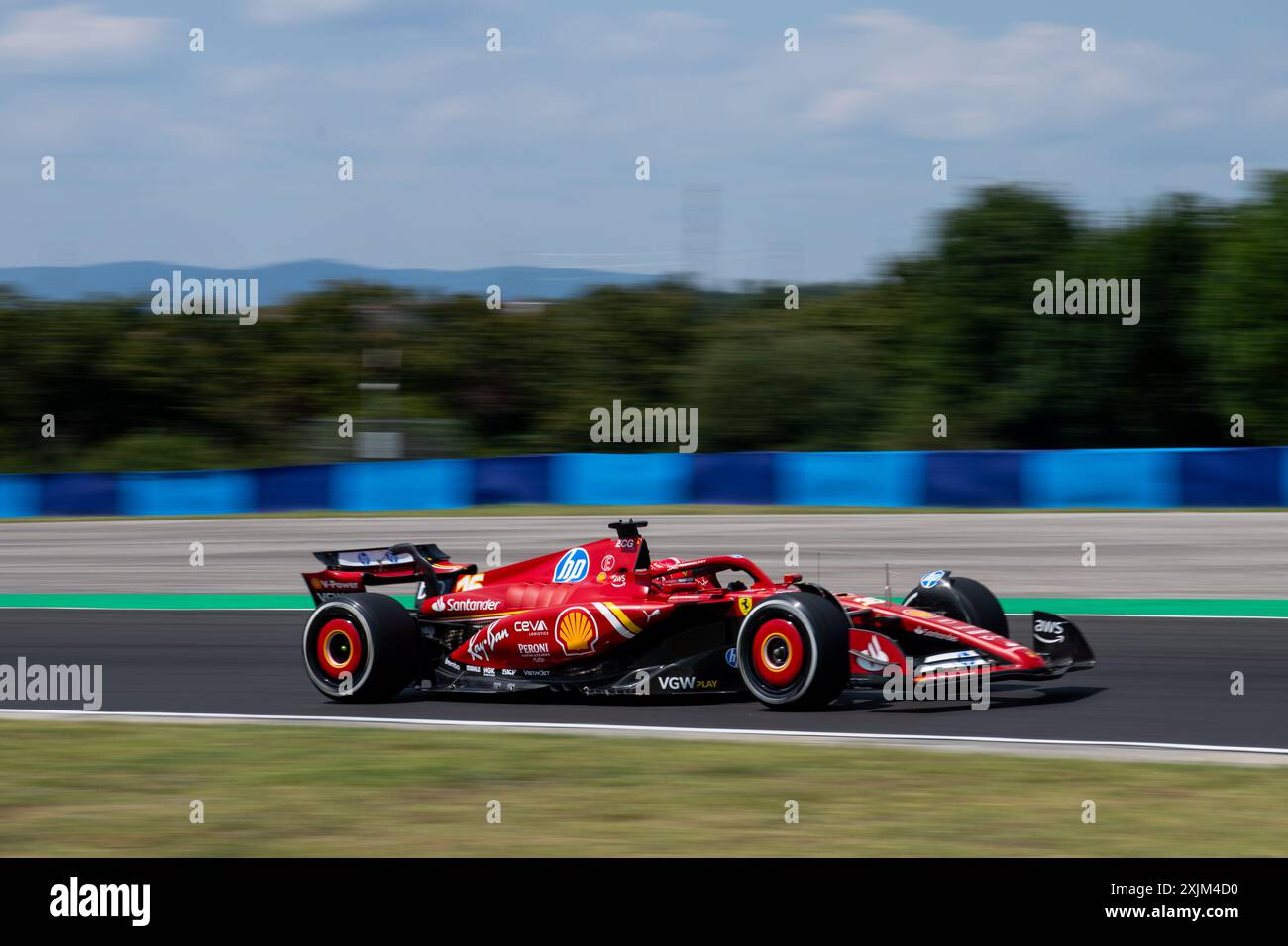 Charles Leclerc (Scuderia Ferrari HP, Monaco, #16) im Ferrari SF-24 ...