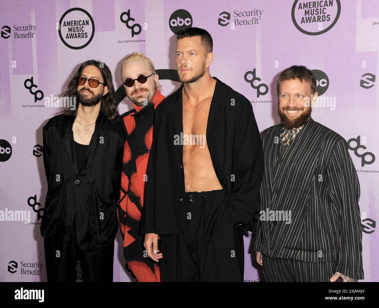 Daniel Wayne Sermon, Daniel Platzman, Dan Reynolds and Ben McKee of ...