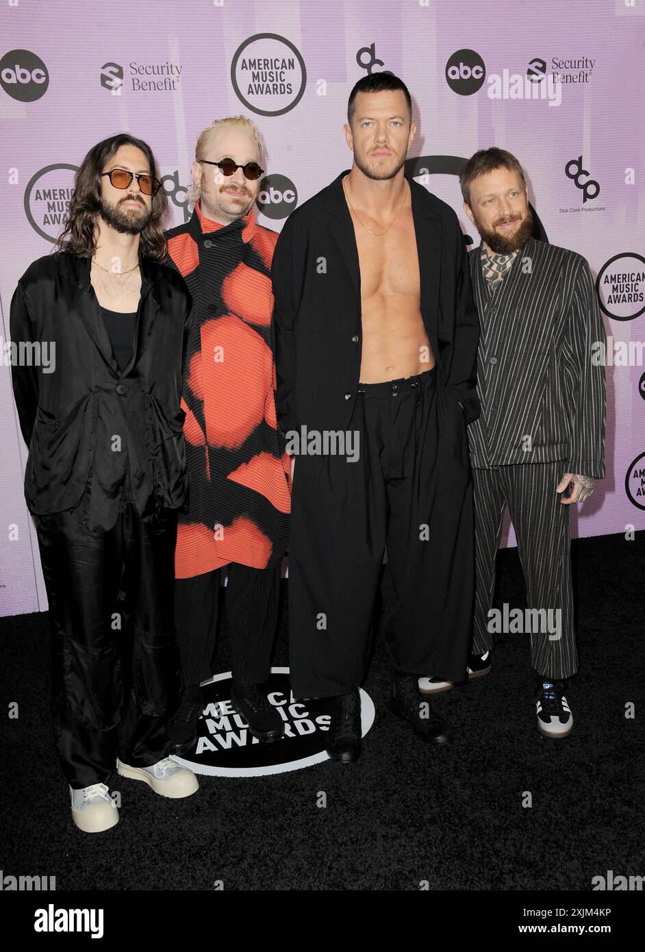 Daniel Wayne Sermon, Daniel Platzman, Dan Reynolds and Ben McKee of ...