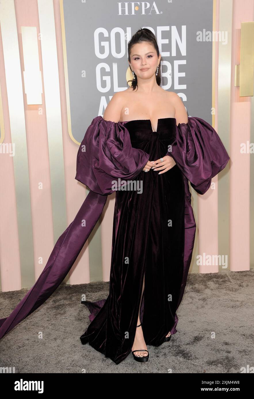 Selena Gomez at the 80th Annual Golden Globe Awards held at the Beverly ...