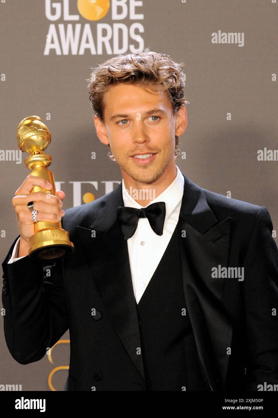 Austin Butler at the 80th Annual Golden Globe Awards held at the ...