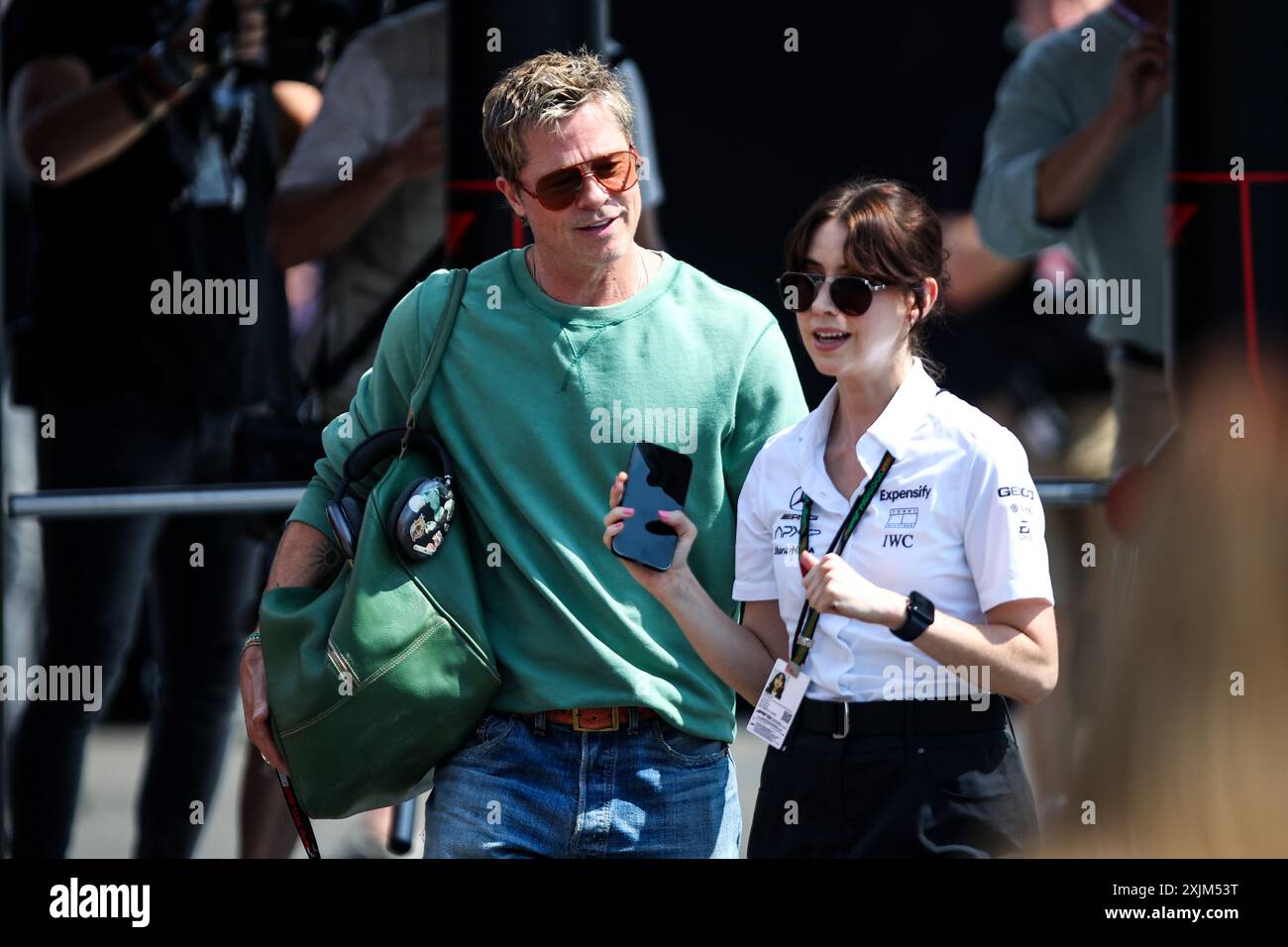 Budapest, Hongrie. 17th July, 2024. PITT Brad (USA), actor playing ...