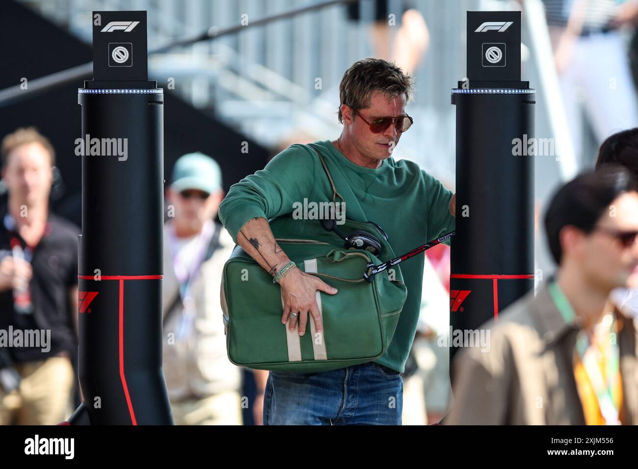 Budapest, Hongrie. 17th July, 2024. PITT Brad (USA), actor playing ...