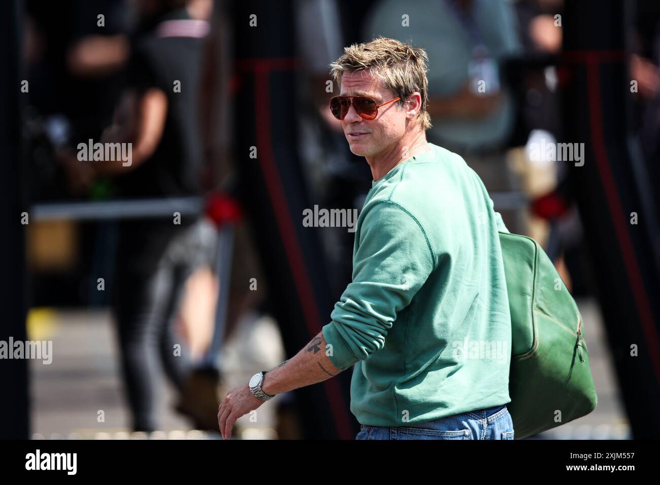 Budapest, Hongrie. 17th July, 2024. PITT Brad (USA), actor playing ...