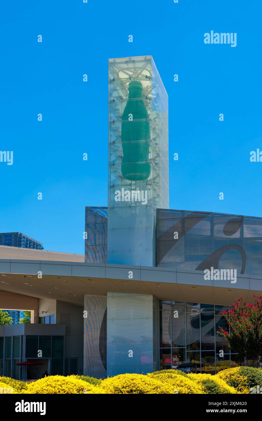 Exterior of the World of Coca-Cola museum located in Atlanta, Georgia ...