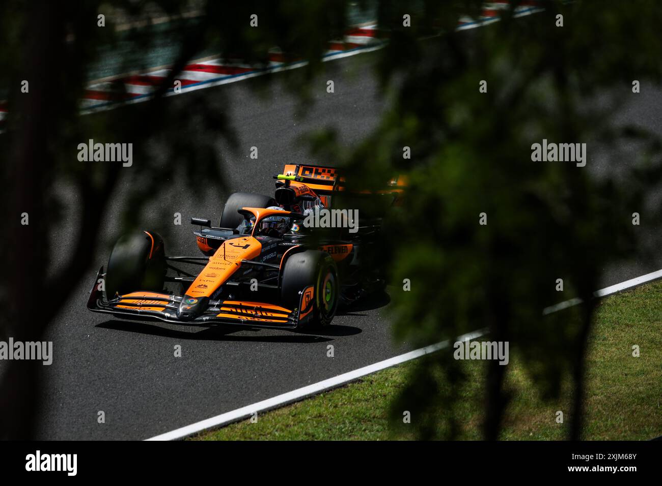 04 NORRIS Lando (gbr), McLaren F1 Team MCL38, action during the Formula 1 Hungarian Grand Prix ...