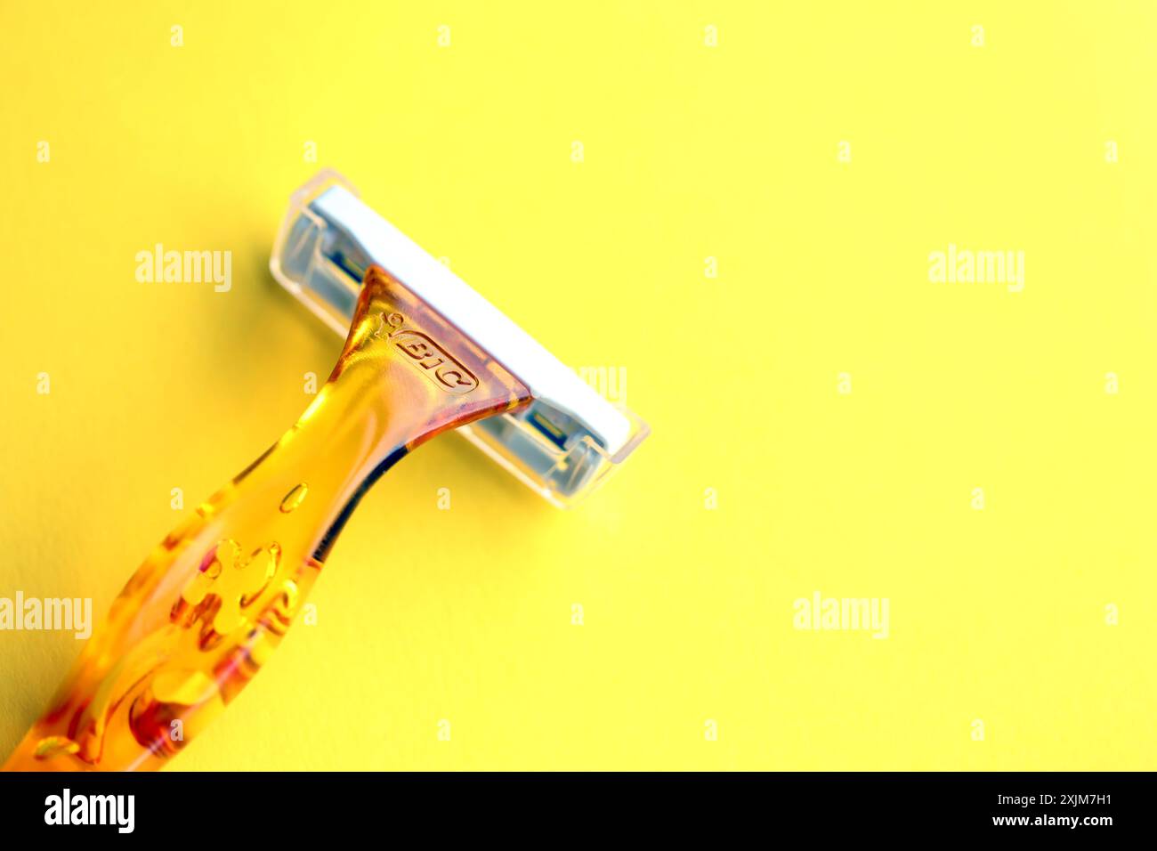 KYIV, UKRAINE - JUNE 26, 2024 Bic Miss Soleil colour collection safety ...