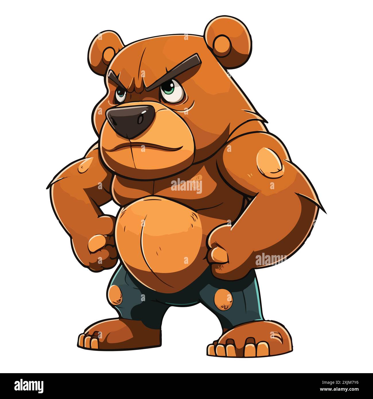 Angry Bear Vector Illustration Stock Vector Image & Art - Alamy