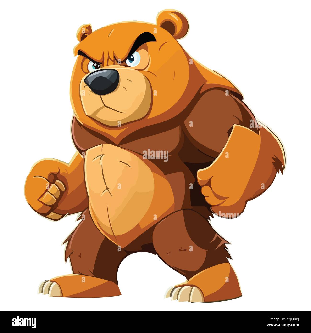 Angry Bear Vector Illustration Stock Vector Image & Art - Alamy