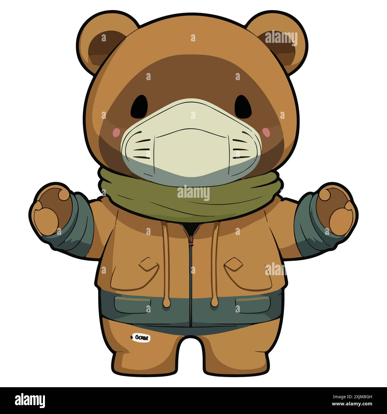 Polar bear mask Stock Vector Images - Alamy