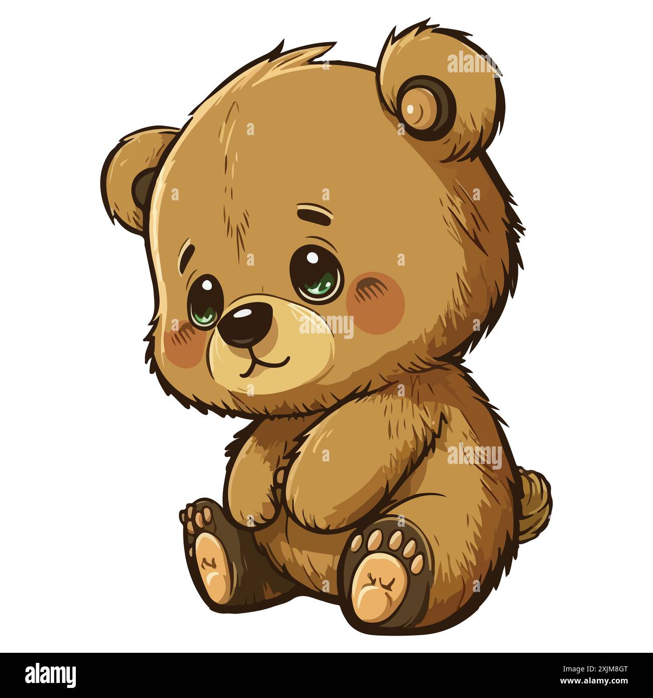 Sad grizzly bear Cut Out Stock Images & Pictures - Alamy