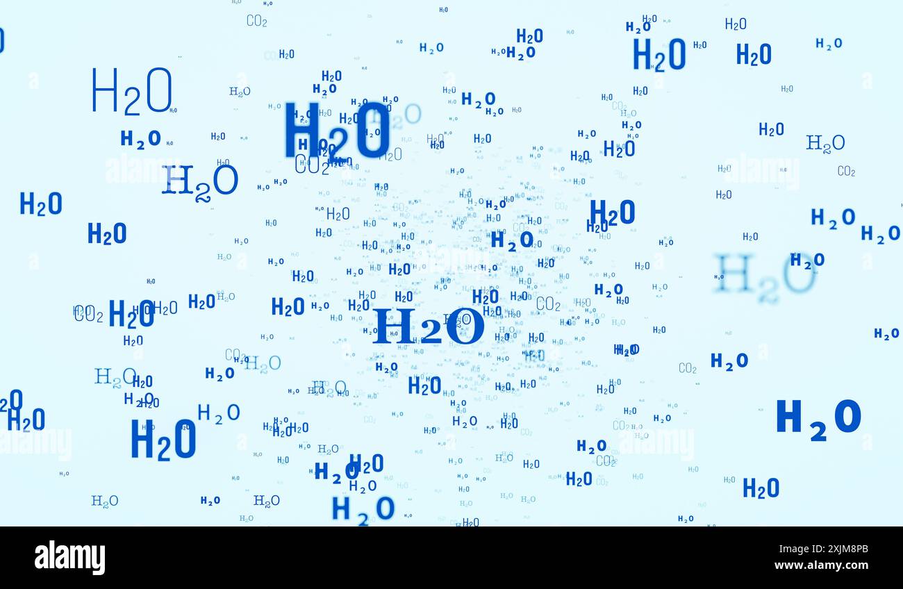 H2o molecule model hi-res stock photography and images - Alamy