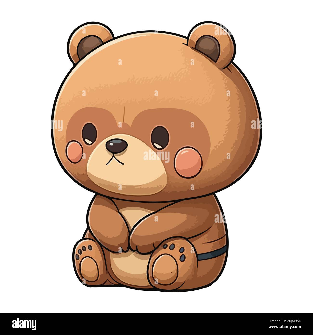 Baby Bear Character Vector Illustration Stock Vector Image & Art - Alamy