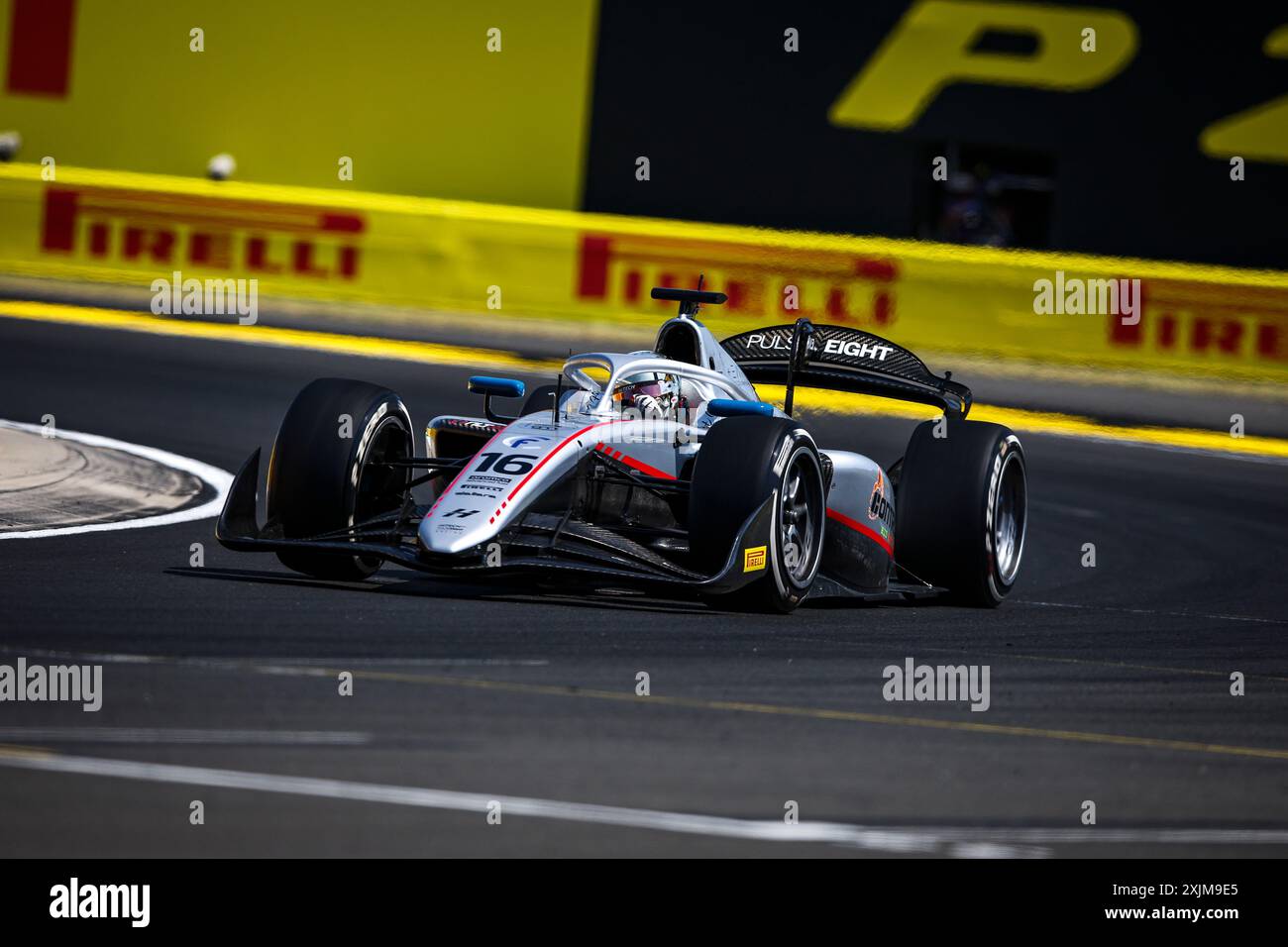 16 CORDEEL Amaury (bel), Hitech Pulse-Eight, Dallara F2 2024, action ...