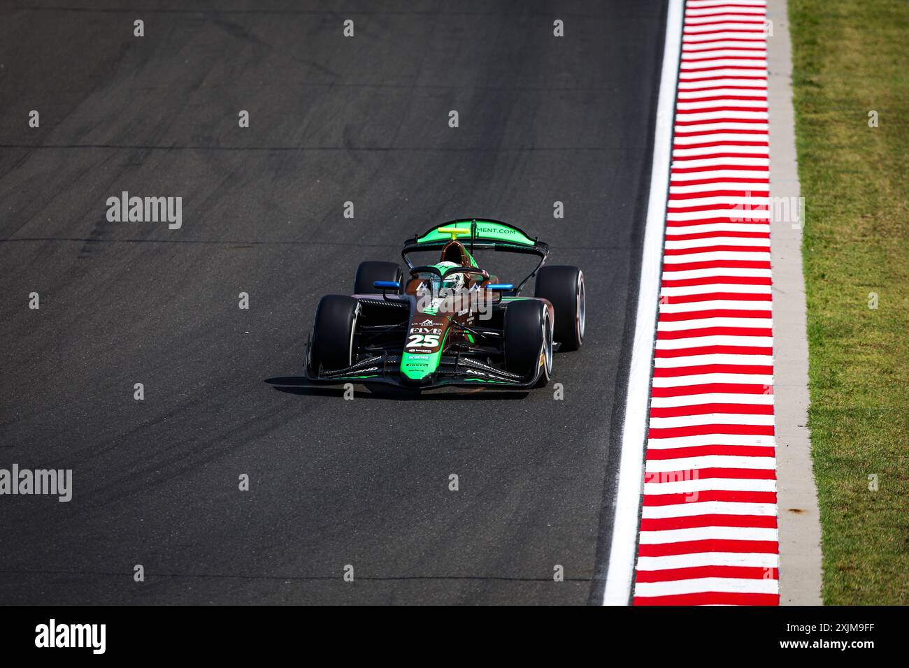 25 BARNARD Taylor (gbr), PHM AIX Racing, Dallara F2 2024, action during ...