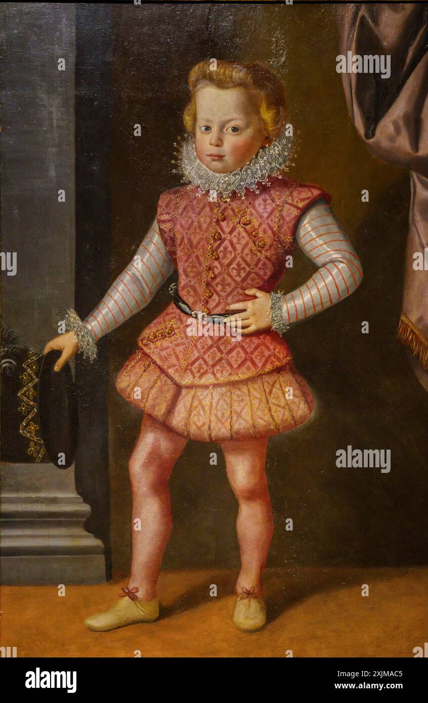 Young boy portrait, circle of Santi di Tito, Nins, portraits of ...