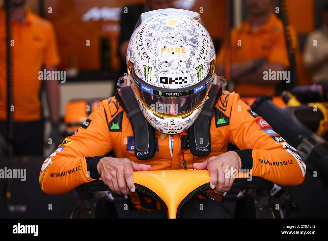 NORRIS Lando (gbr), McLaren F1 Team MCL38, portrait during the Formula 1 Hungarian Grand Prix ...