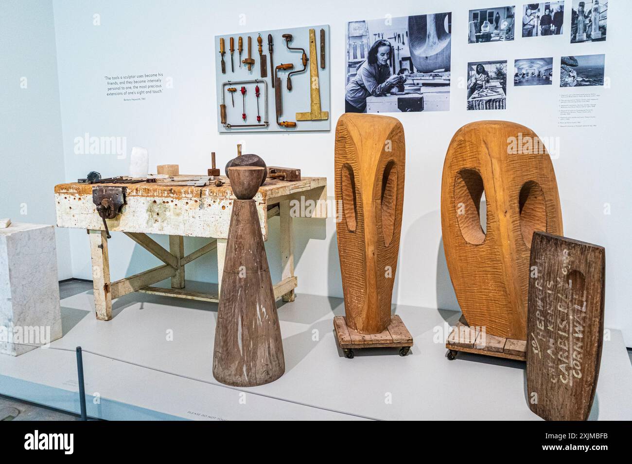 Some of Barbara Hepworth's work in The Hepworth Wakefield art museum ...