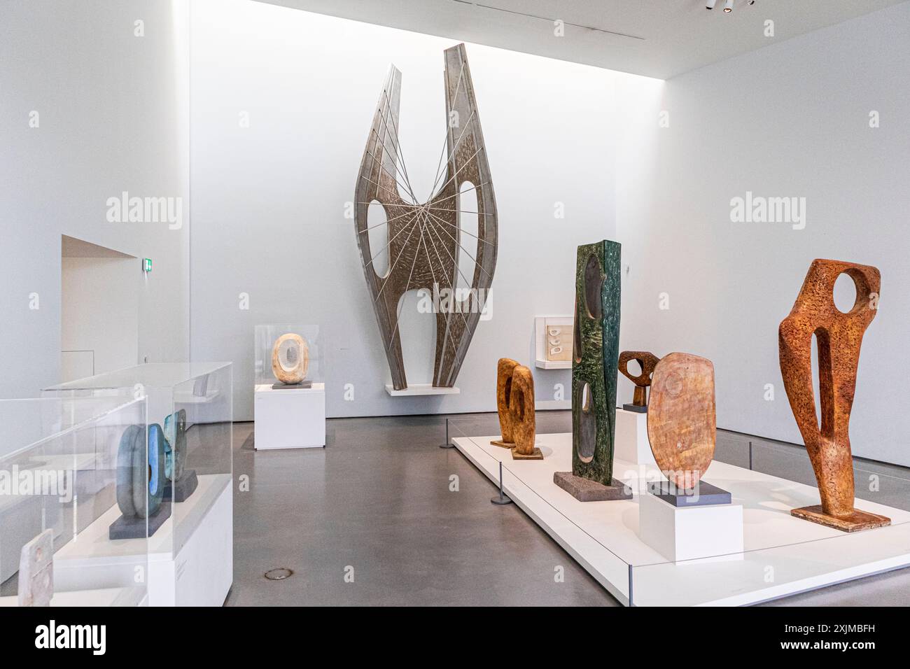 Exhibits in The Hepworth Wakefield art museum and gallery, Wakefield ...