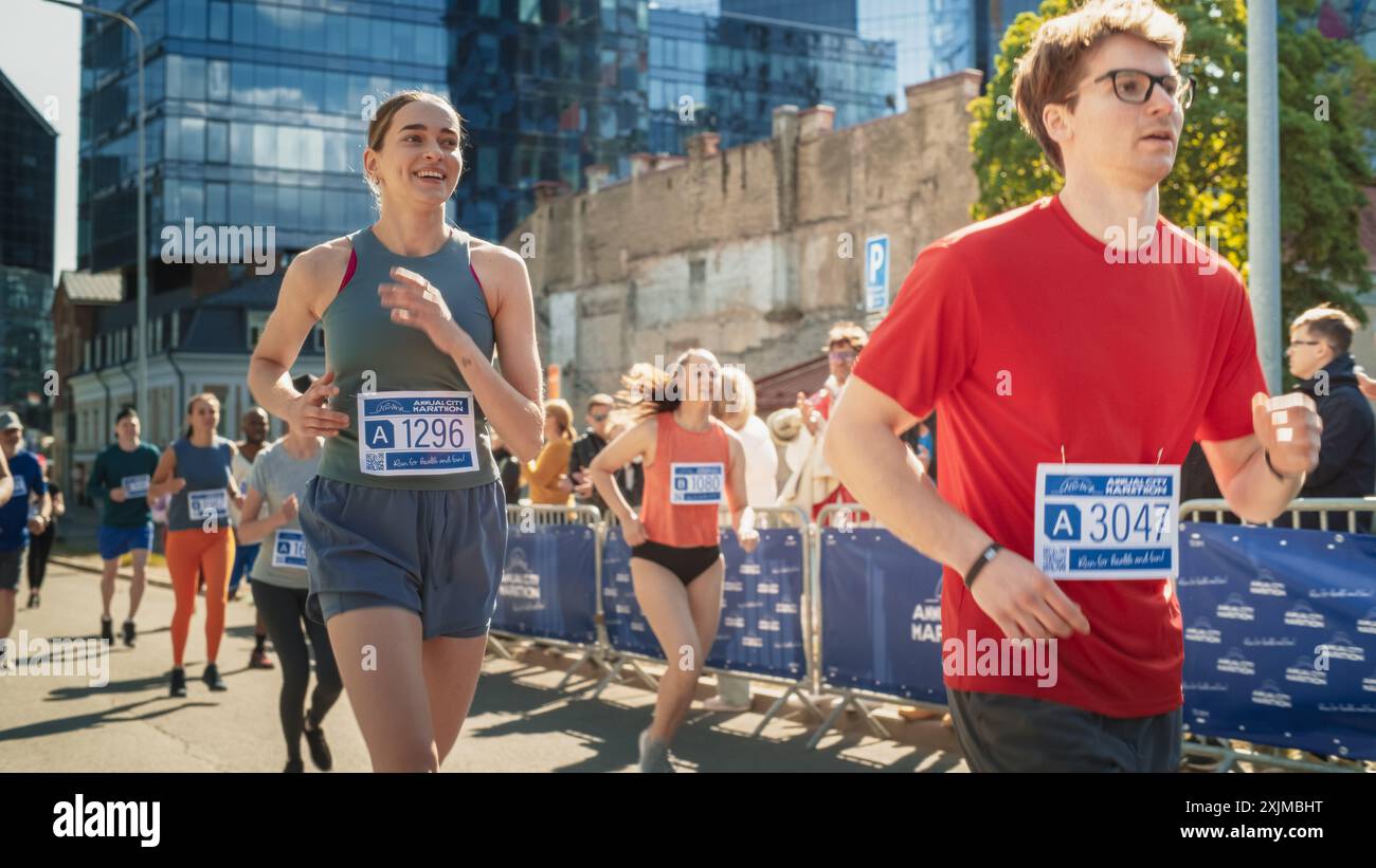 Charity runners loved ones hi-res stock photography and images - Alamy