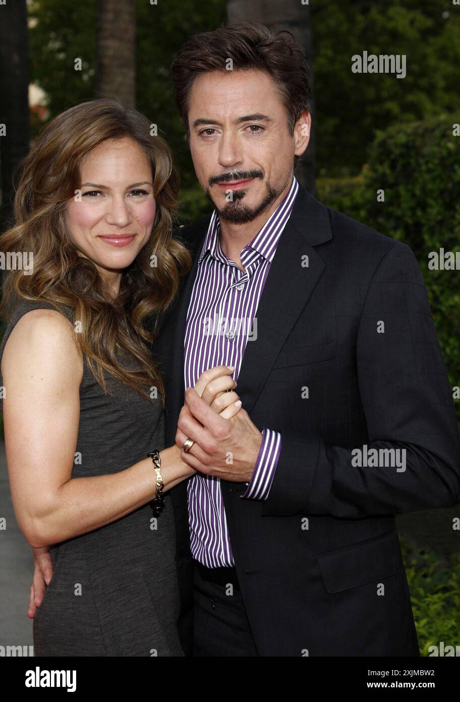 Robert Downey Jr. and Susan Downey at the Los Angeles premiere of 'The ...