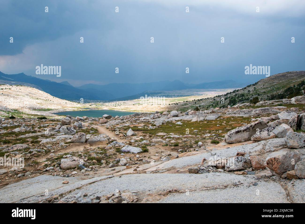 The hiking trail up to Paiute Pass is a difficult one, but it leads to ...