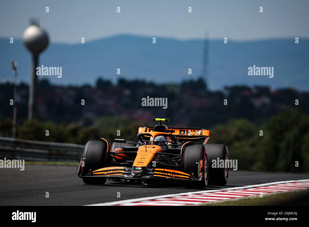 04 NORRIS Lando (gbr), McLaren F1 Team MCL38, action during the Formula 1 Hungarian Grand Prix ...