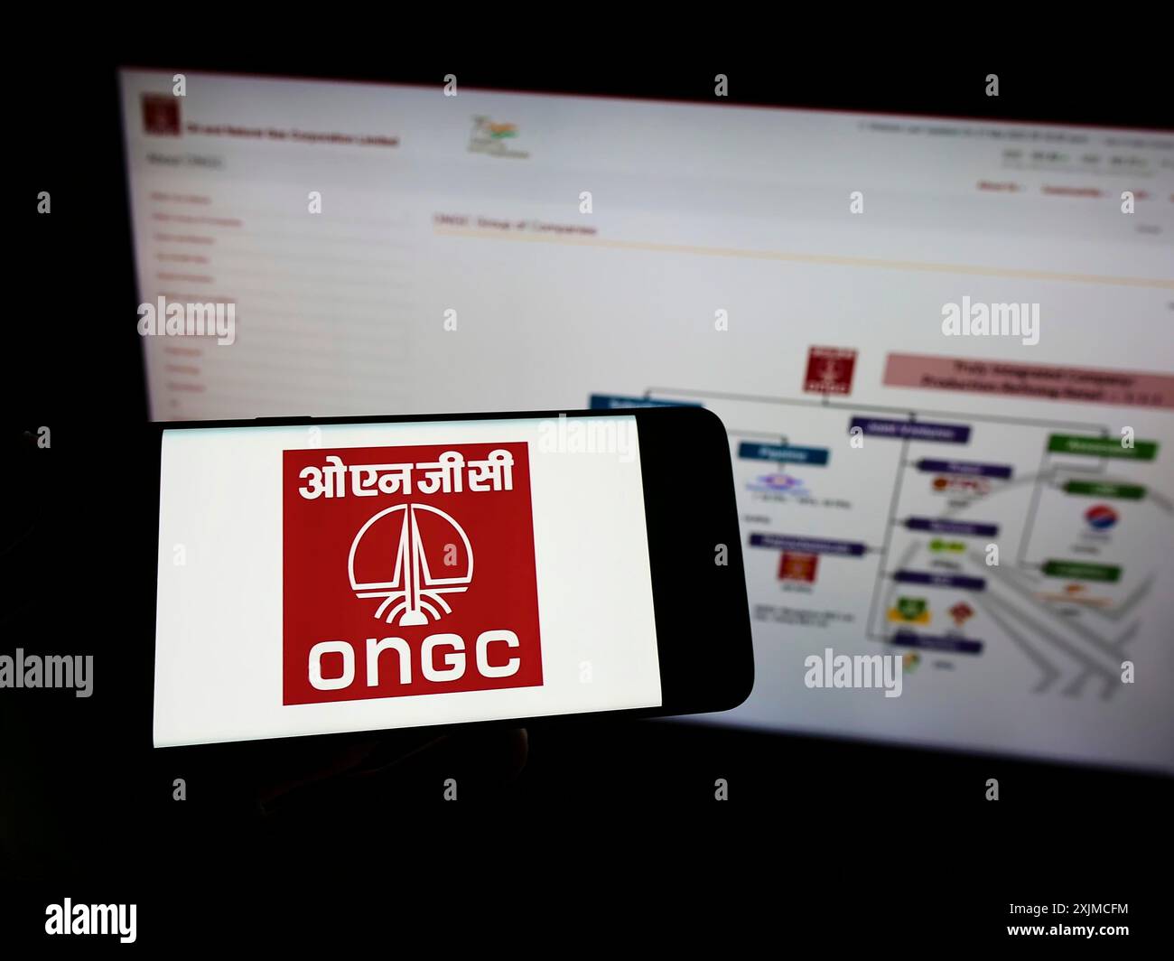 Stuttgart, Germany, 05-21-2022: Person holding smartphone with logo of ...