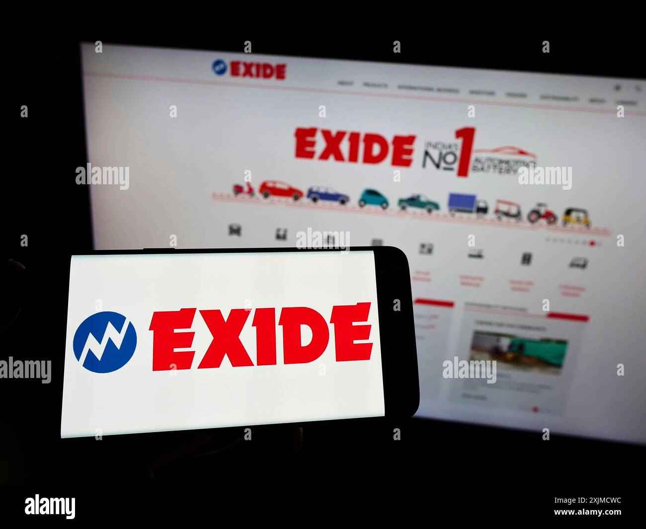 Stuttgart, Germany, 05-22-2022: Person holding smartphone with logo of ...